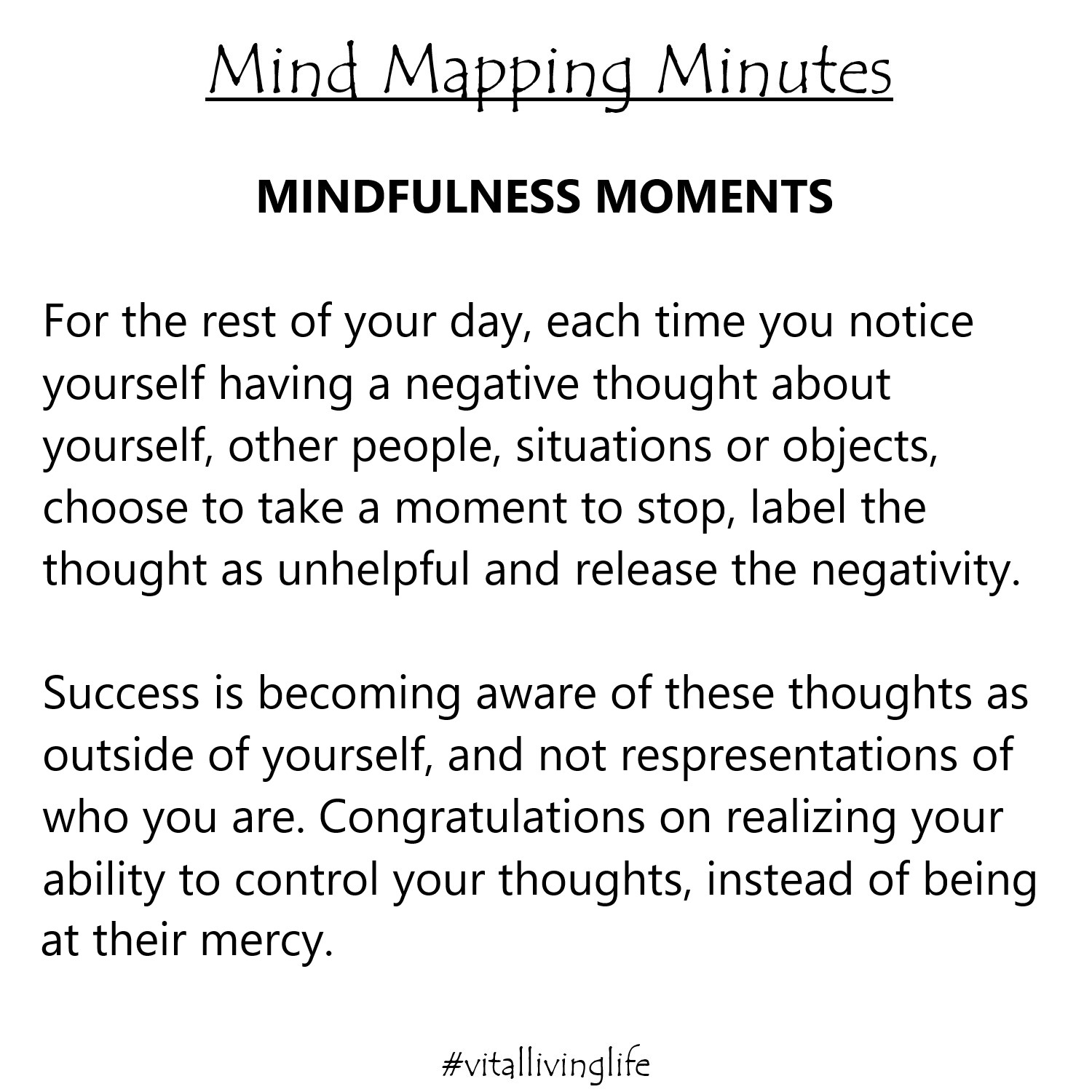 Mindfulness Moment – Vital Living Life